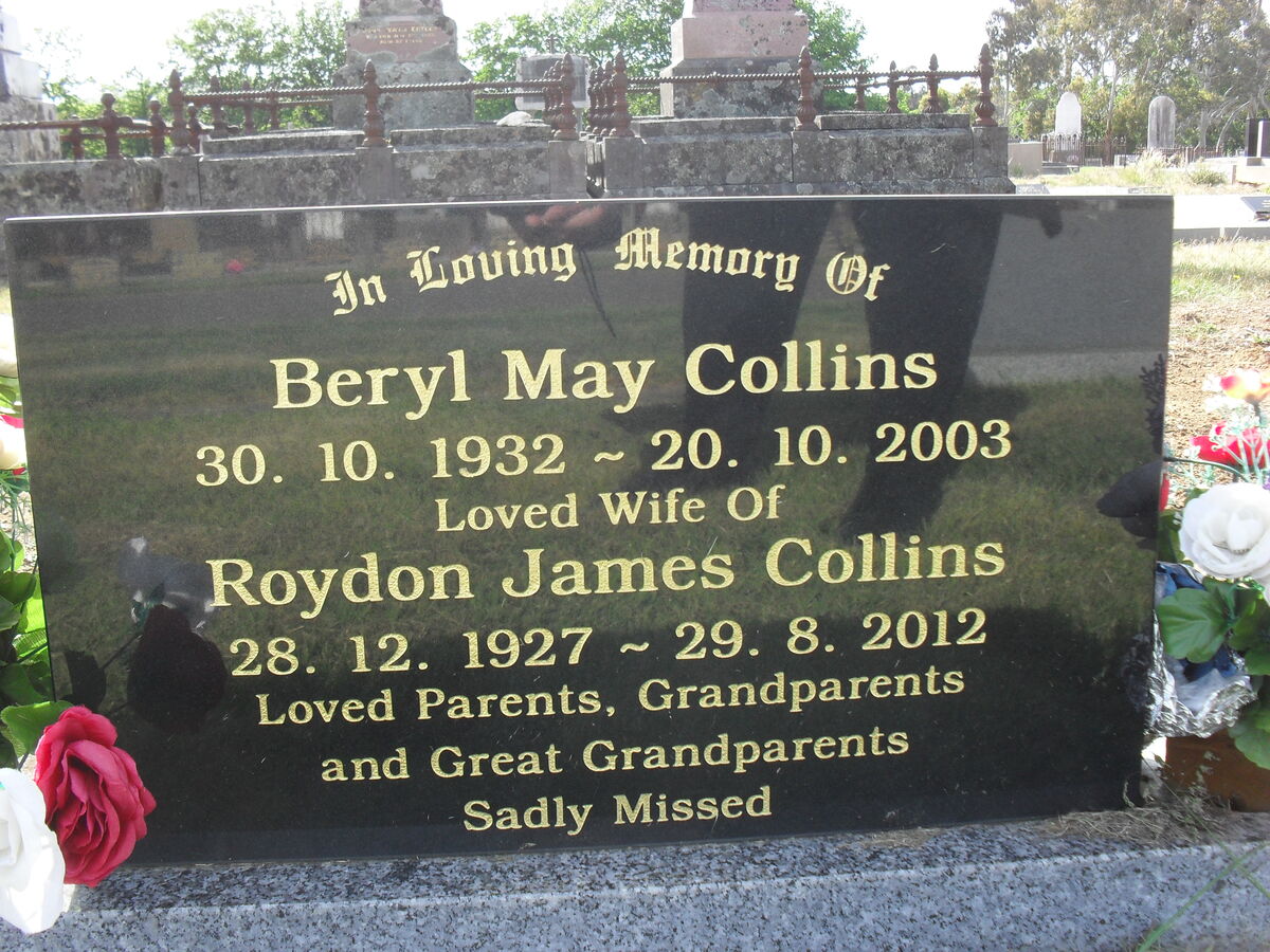 Collins, Beryl May | Creswick Cemetery