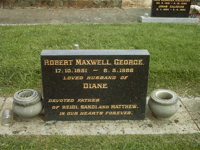 George, Robert Maxwell | Creswick Cemetery