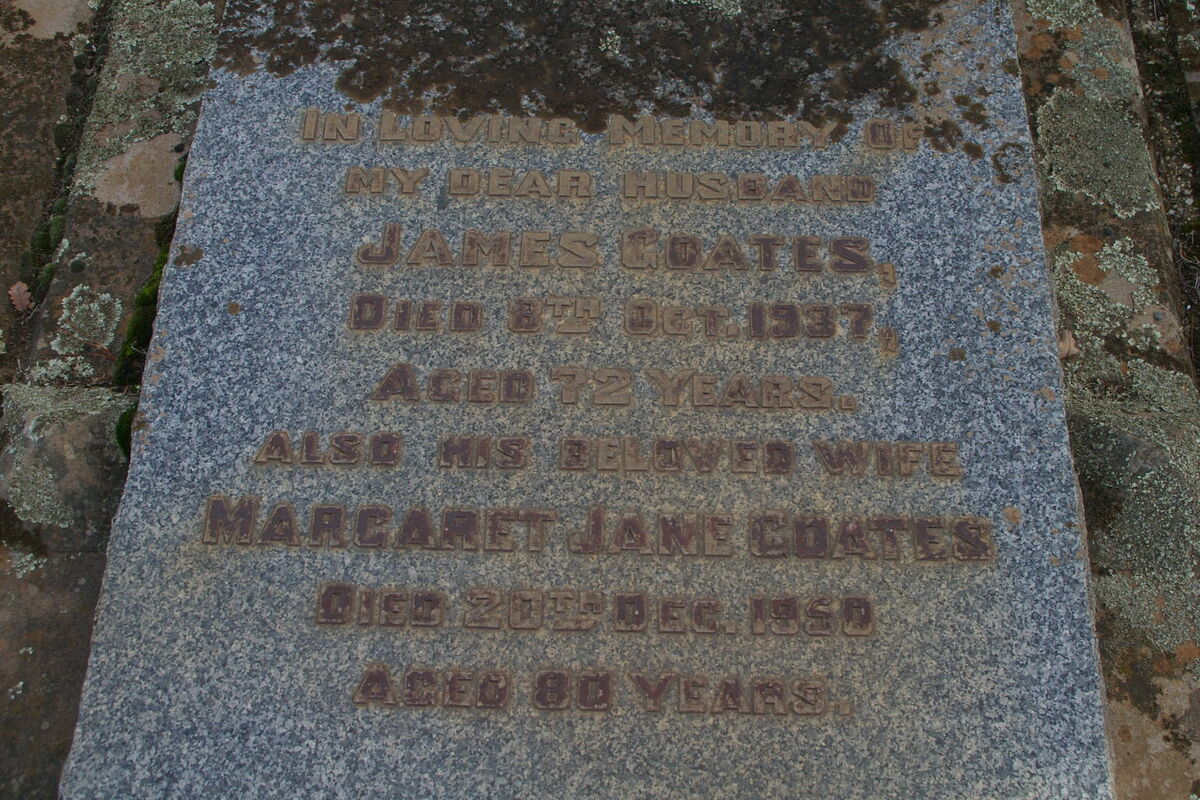 Goates, James | Creswick Cemetery