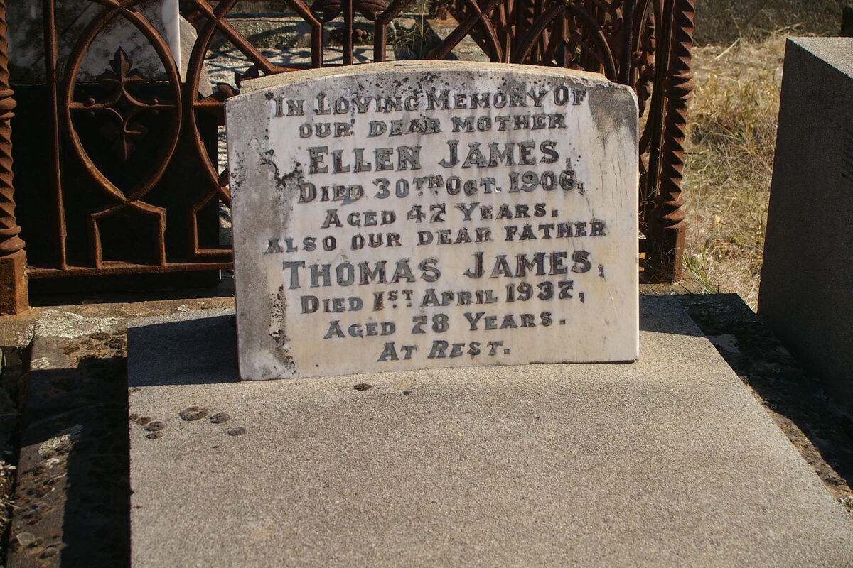 James, Thomas | Creswick Cemetery