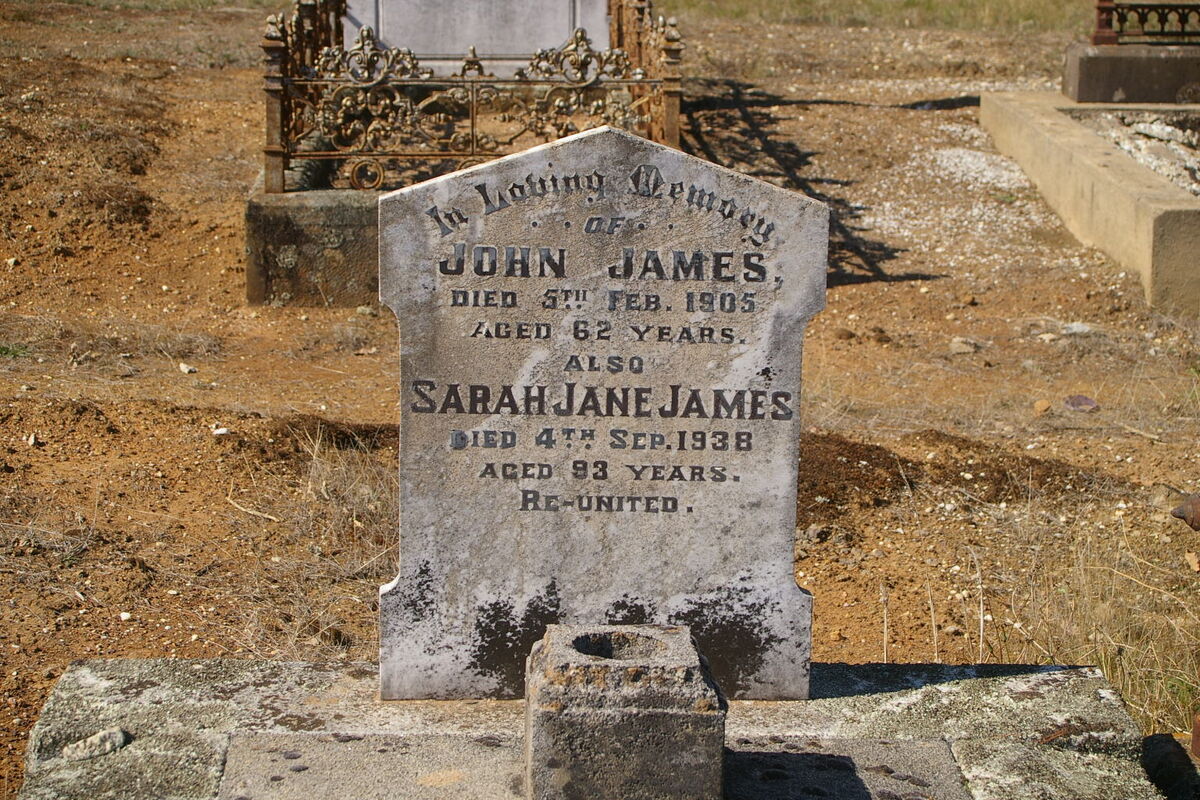 James, Sarah Jane | Creswick Cemetery
