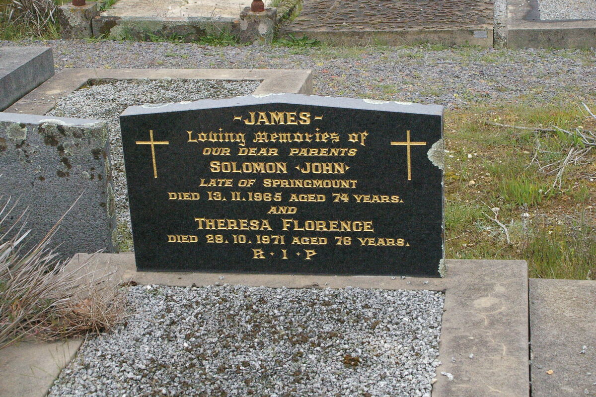 James, Theresa Florence | Creswick Cemetery