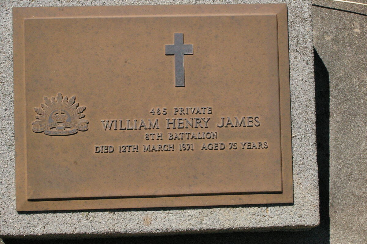 James, William Henry | Creswick Cemetery