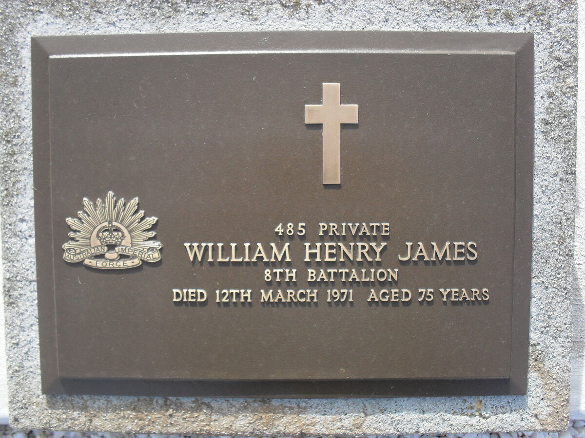 James, William Henry | Creswick Cemetery