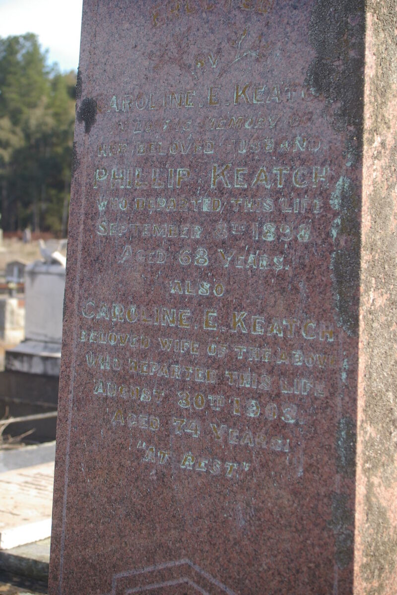 Keatch, Caroline Early | Creswick Cemetery