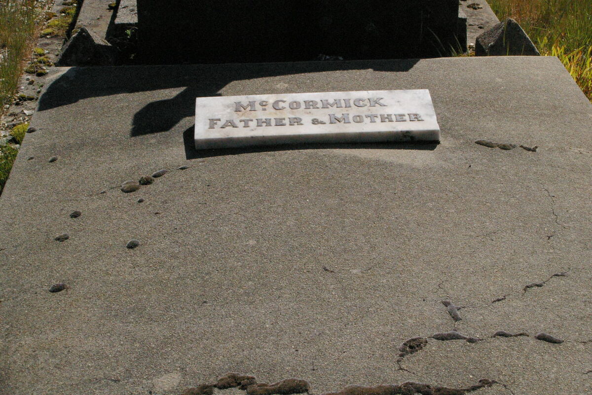 McCormick, James | Creswick Cemetery