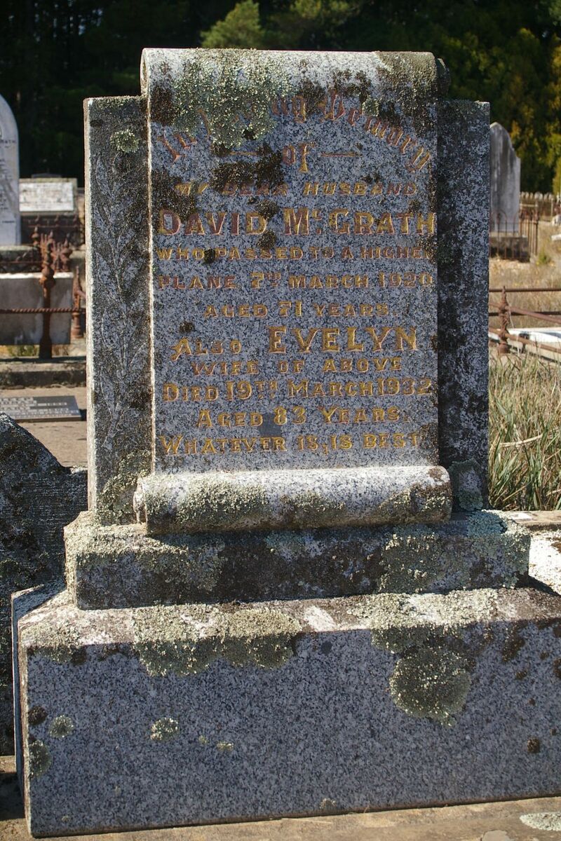 McGrath, David | Creswick Cemetery