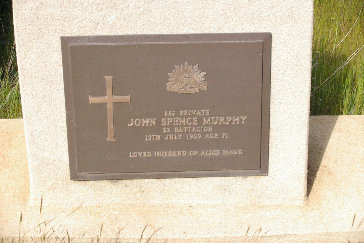 Murphy, John Spence | Creswick Cemetery