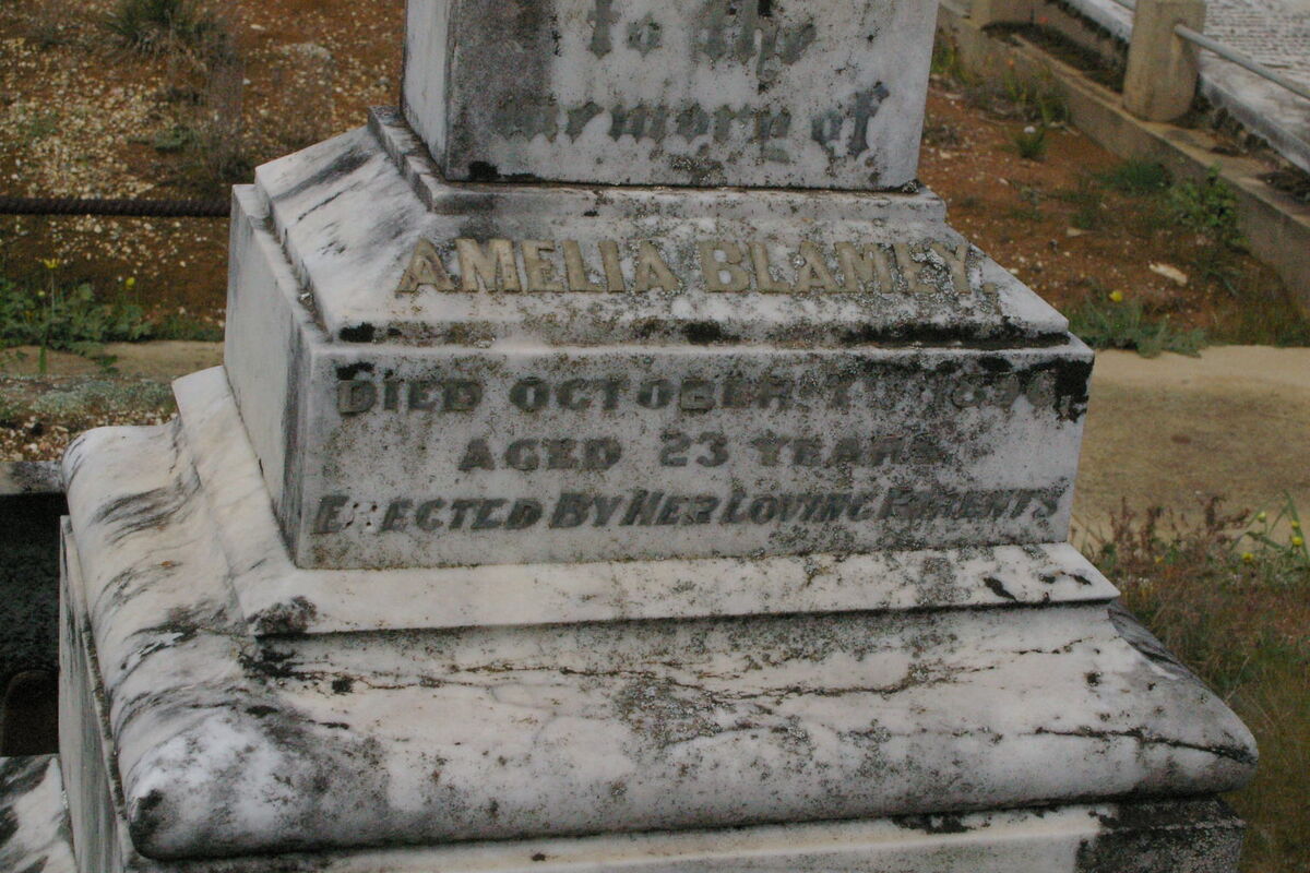 Blamey, John | Creswick Cemetery