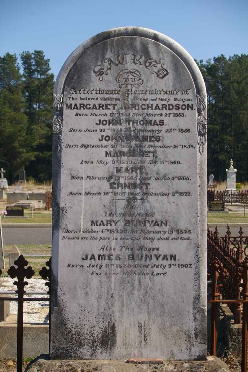 Bunyan, Mary | Creswick Cemetery
