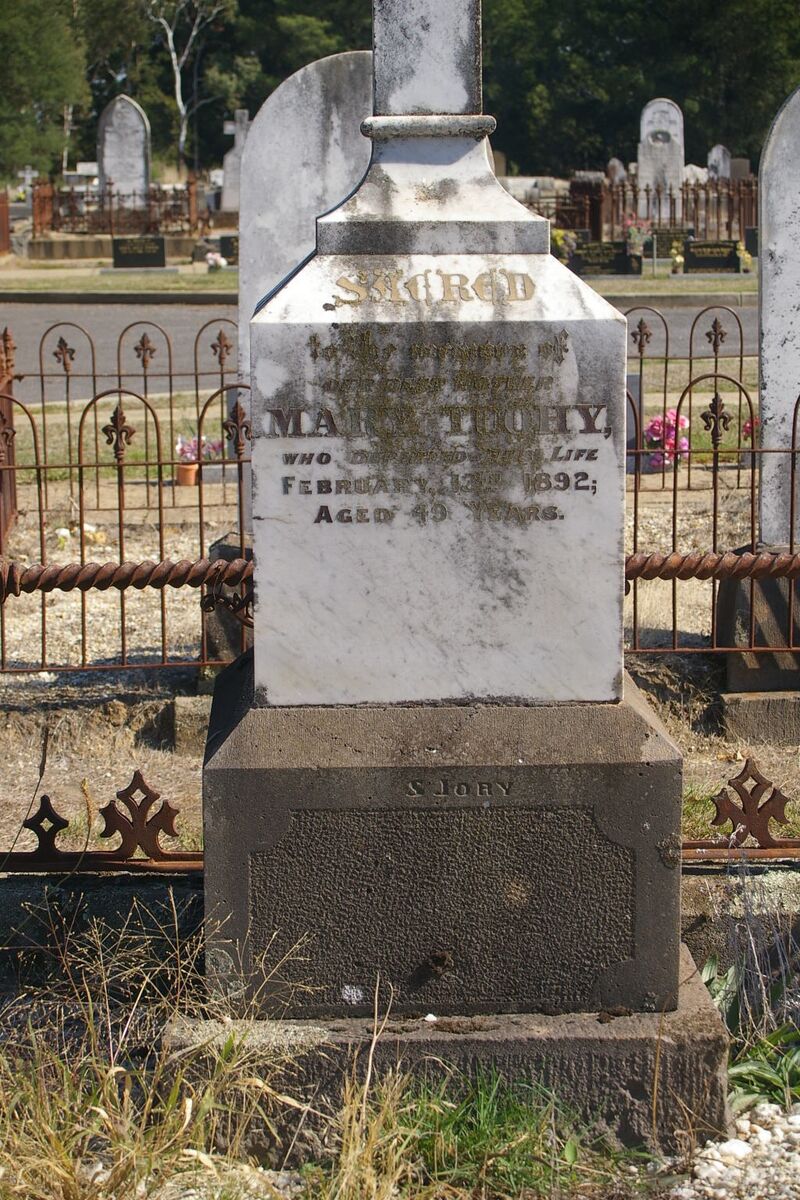 Tuohy, Mary | Creswick Cemetery