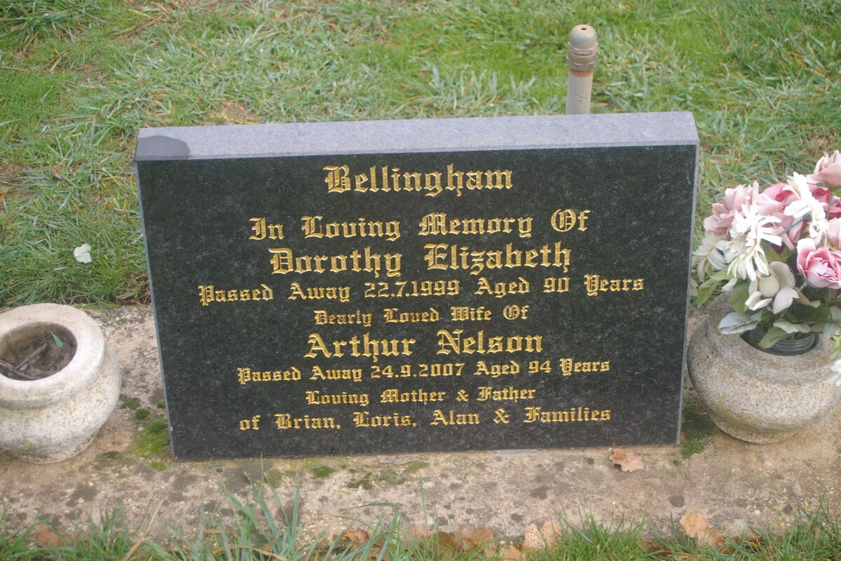 Bellingham, Dorothy Elizabeth | Creswick Cemetery