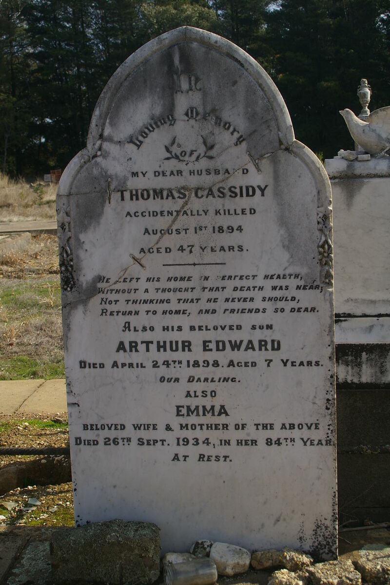 Cassidy, Arthur | Creswick Cemetery