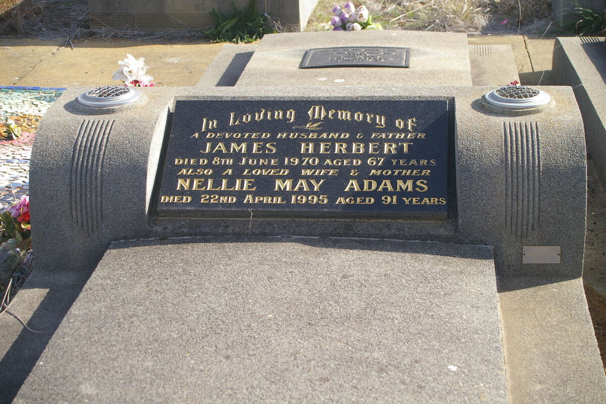 Adams, James Herbert | Creswick Cemetery