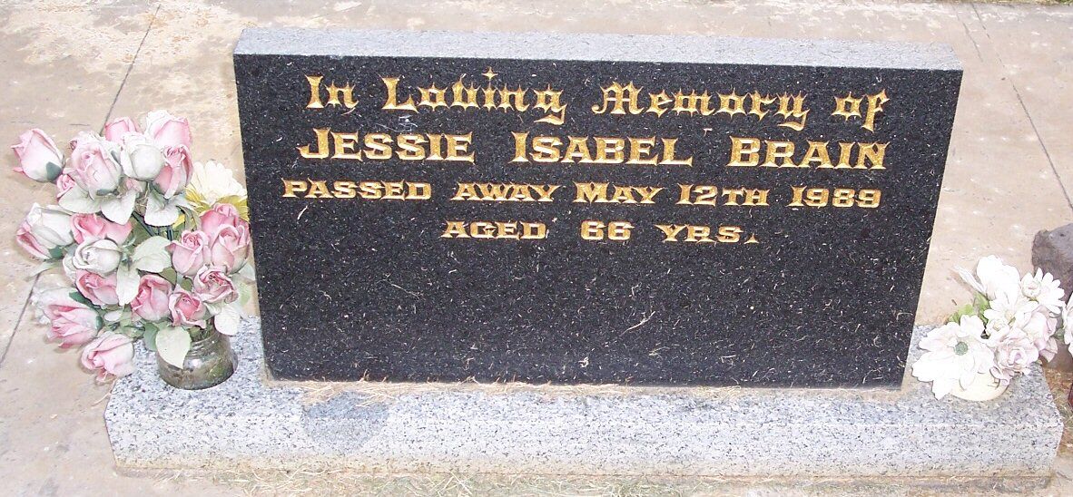 Brain, Jessie Isabel | Creswick Cemetery